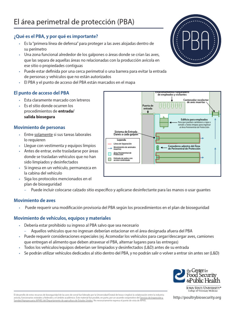PoultryBiosecurity Perimeter Buffer Area ES | PDF