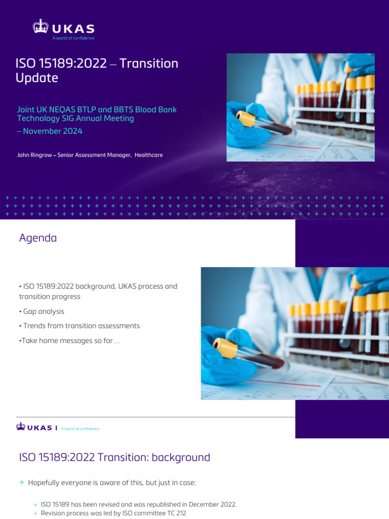 ISO 15189:2022 Transition Overview | PDF | Verification And Validation ...