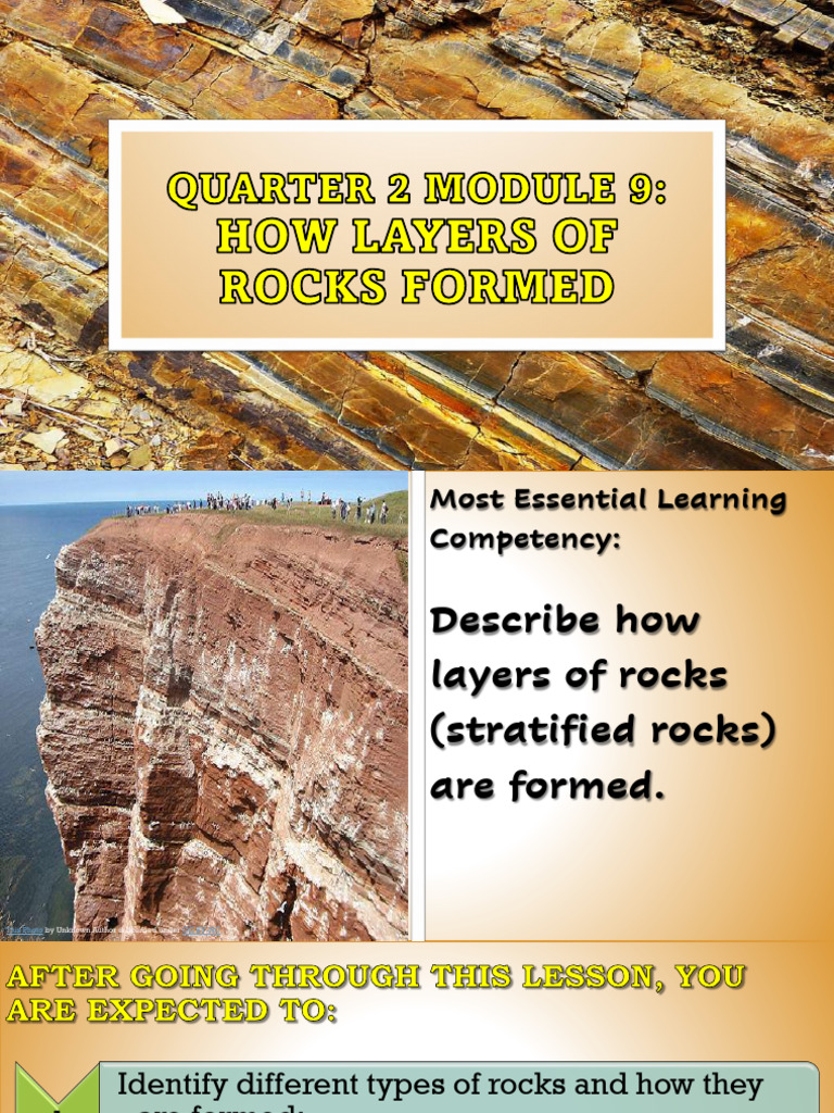 Q2 Module9 HowLayersAreFormed | PDF | Rock (Geology) | Sedimentary Rock