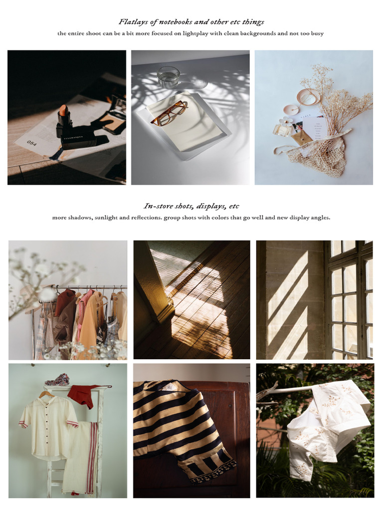 Shoot Moodboard | PDF