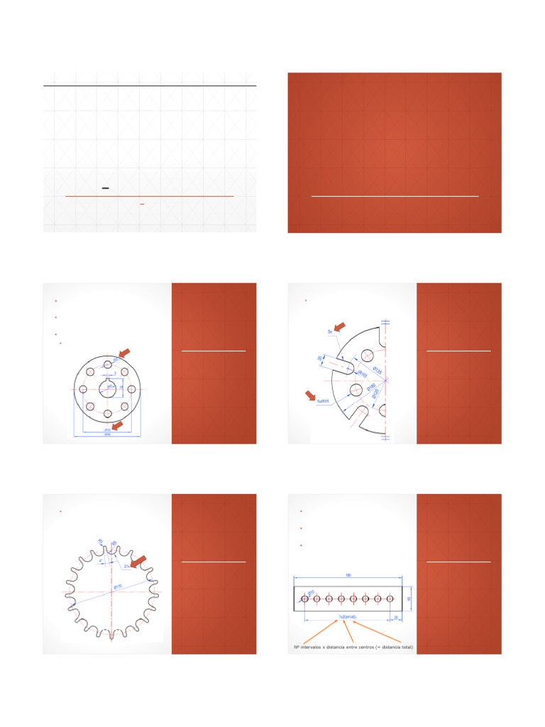 Acotación de Elementos Repetidos | PDF | Geometría euclidiana ...
