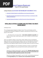 List of 44 Catholic Dogmas | PDF | Eucharist | Catholic Church