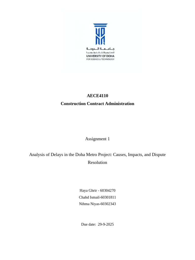 Haya Contract Report | PDF | Employment | Subcontractor