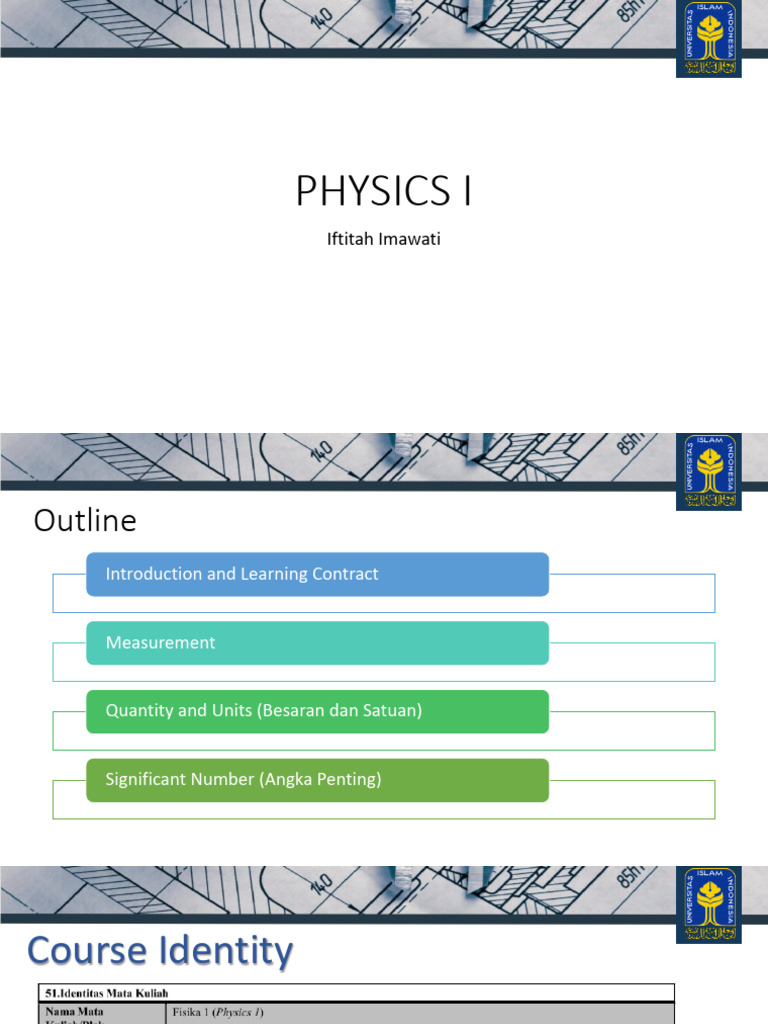 Physics I_Meet1 (Quantities, Units, And Significant Figures) | PDF ...