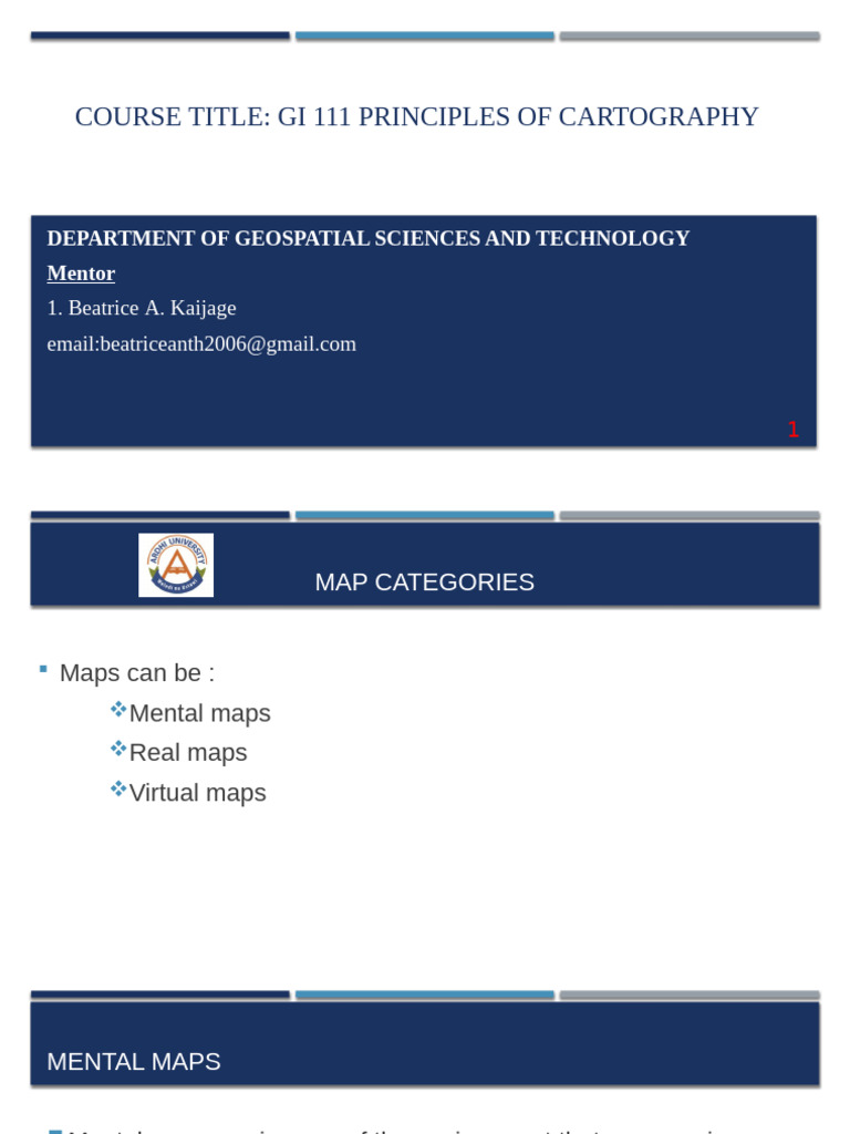 Principles of Cartography Overview | PDF | Contour Line | Map