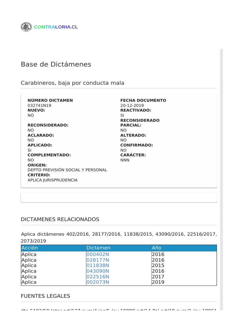 Contraloria | PDF | Estatuto de limitaciones | Regulación