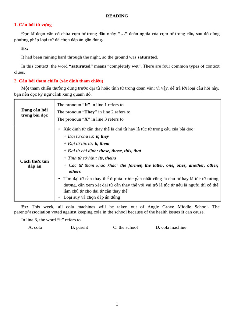 Reading Tips | PDF