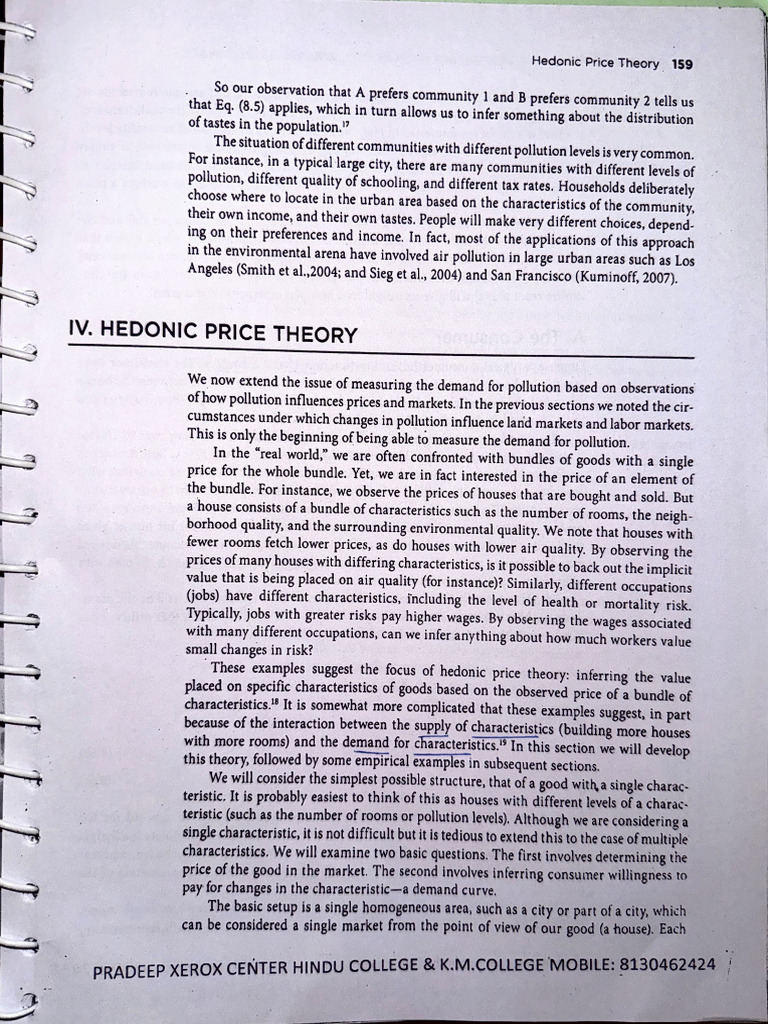 Hedonic Price | PDF