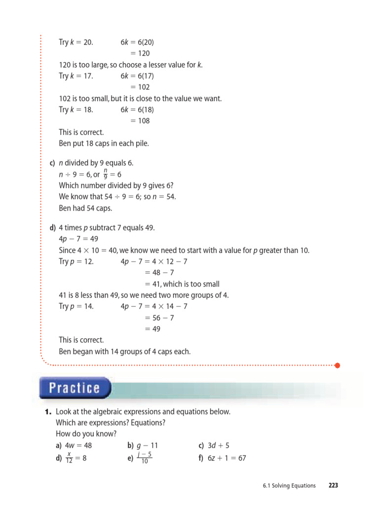 Math-Makes-Sense - Grade 7 | PDF | Equations | Mathematics
