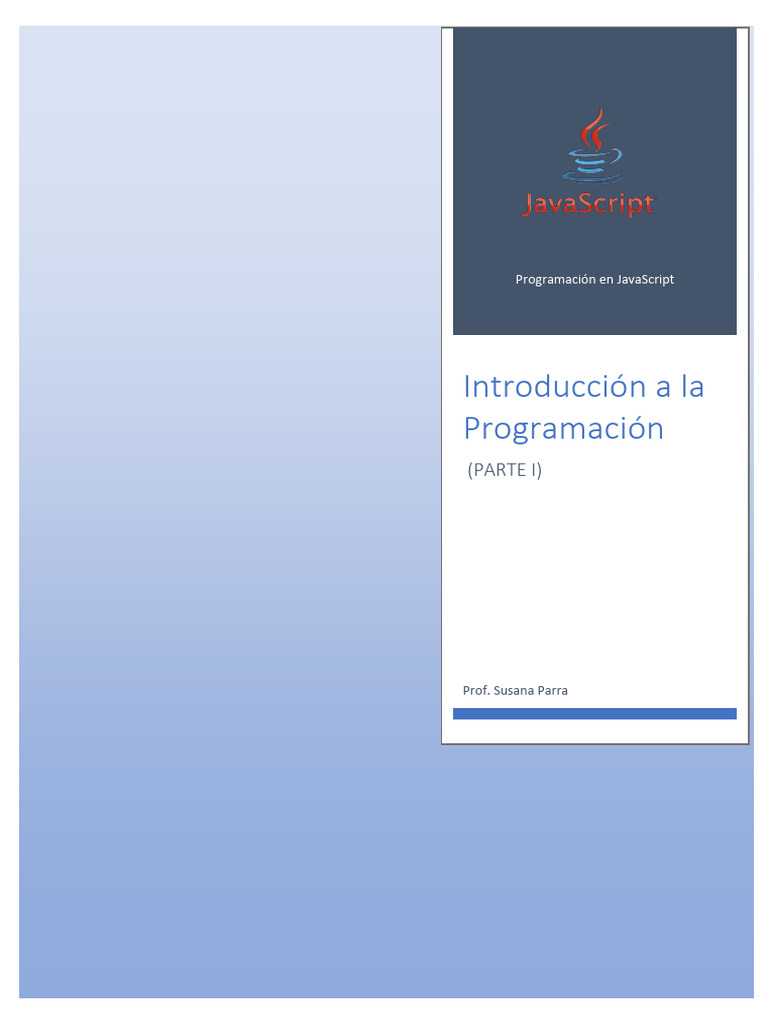 Programacion en JavaScript | PDF | Lenguaje de programación | Programa ...