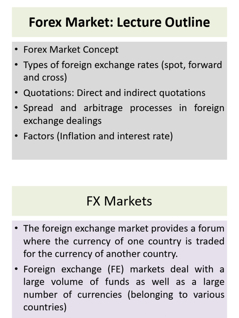 Forex Market Overview and Key Concepts | PDF | Foreign Exchange Market ...