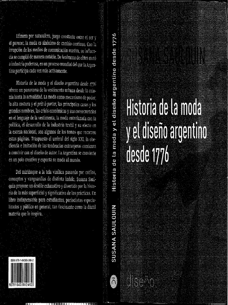 Historia de La Moda y El Diseño Argentino - Saulquin - Compressed | PDF