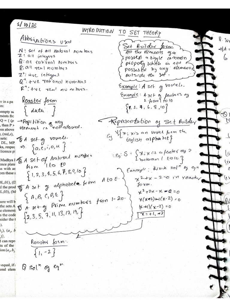 Sets Notes | PDF