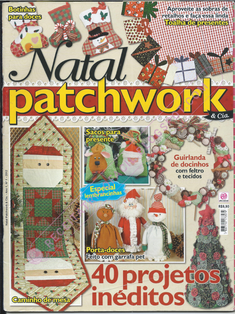 Natal Patchwork e Cia Ano 1 #1 - 2012 | PDF