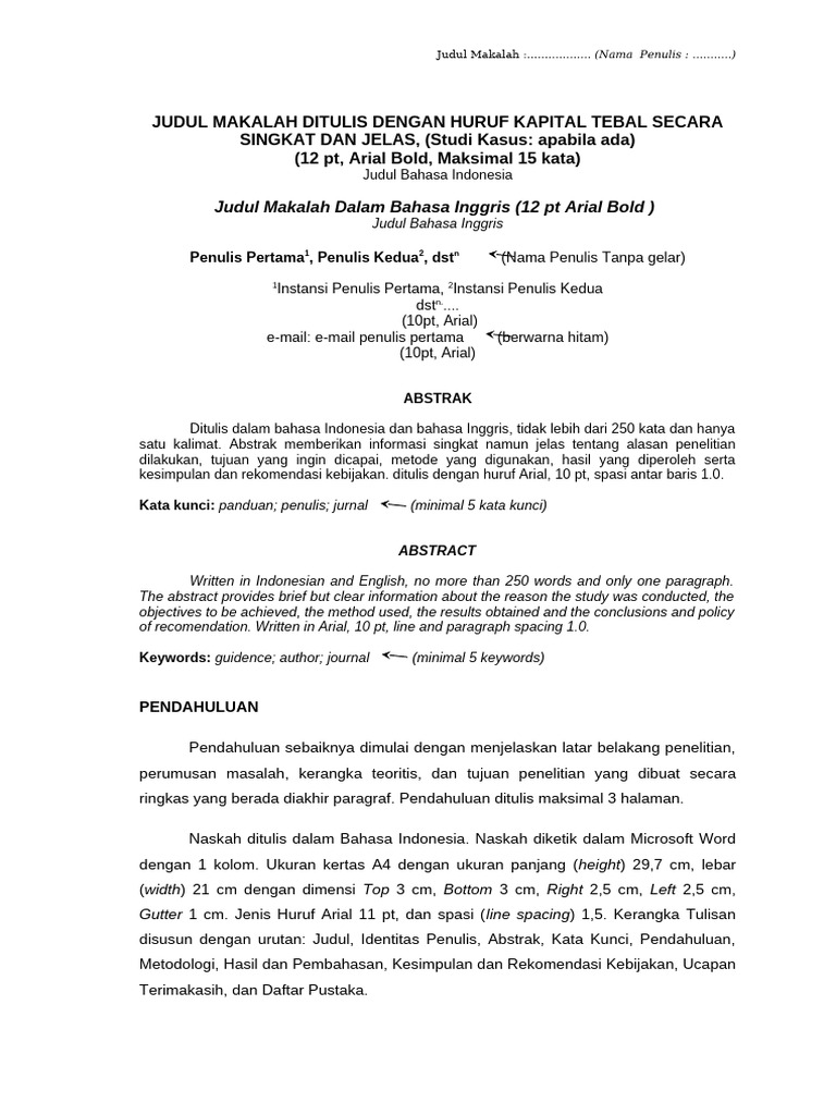 Templete Full Paper JSEKP 2021 | PDF