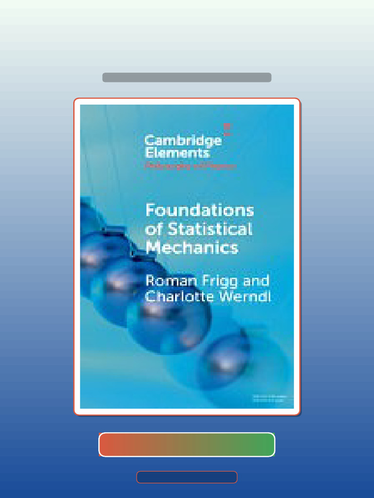 Foundatios of Statistical Mechanis Roman Frigg HQ File Exam Prep | PDF ...