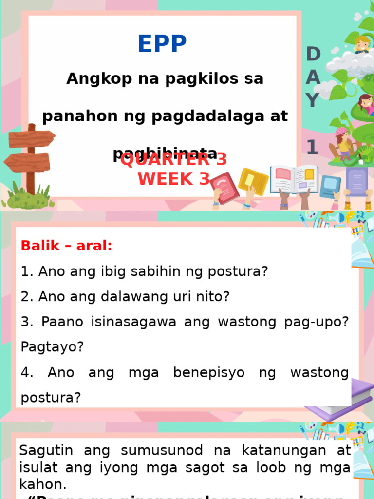 Q3 W3 Epp Matatag | PDF
