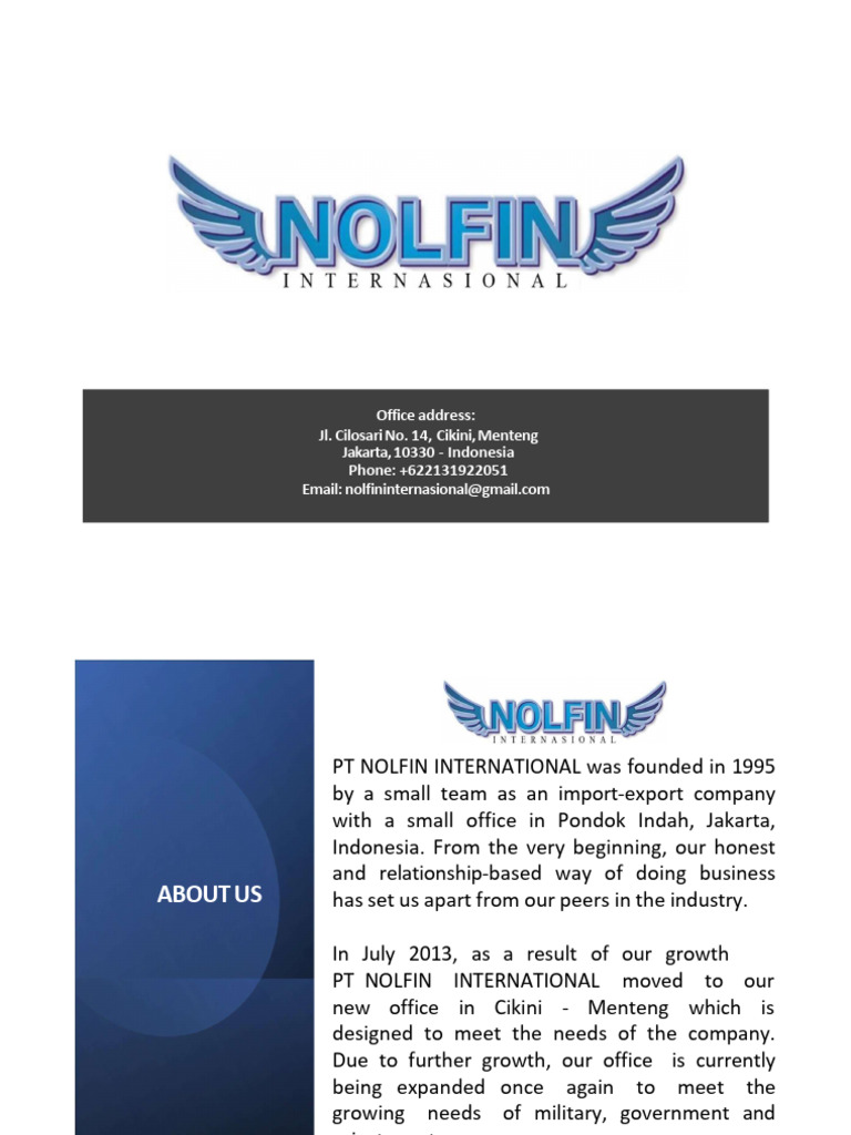 NOLFIN International: Aviation & Recon Solutions | PDF | Lidar ...