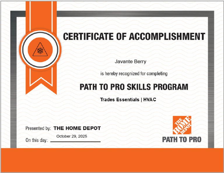 Certificate HVAC | PDF