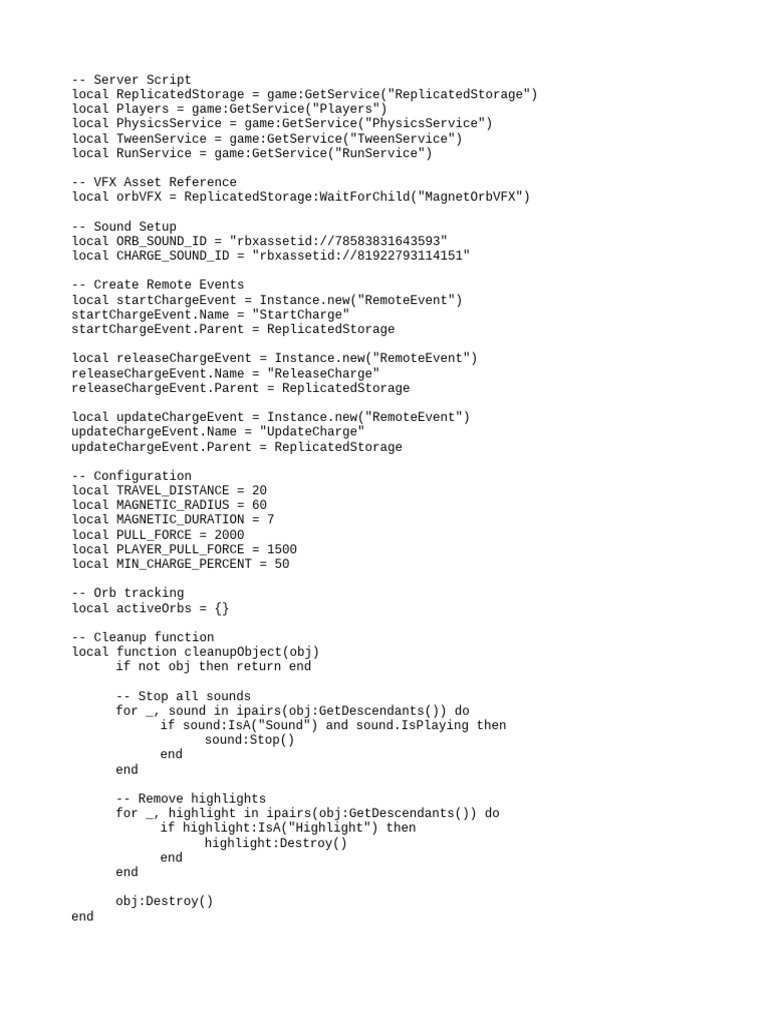 Magnetism Server Script | PDF | Electromagnetism