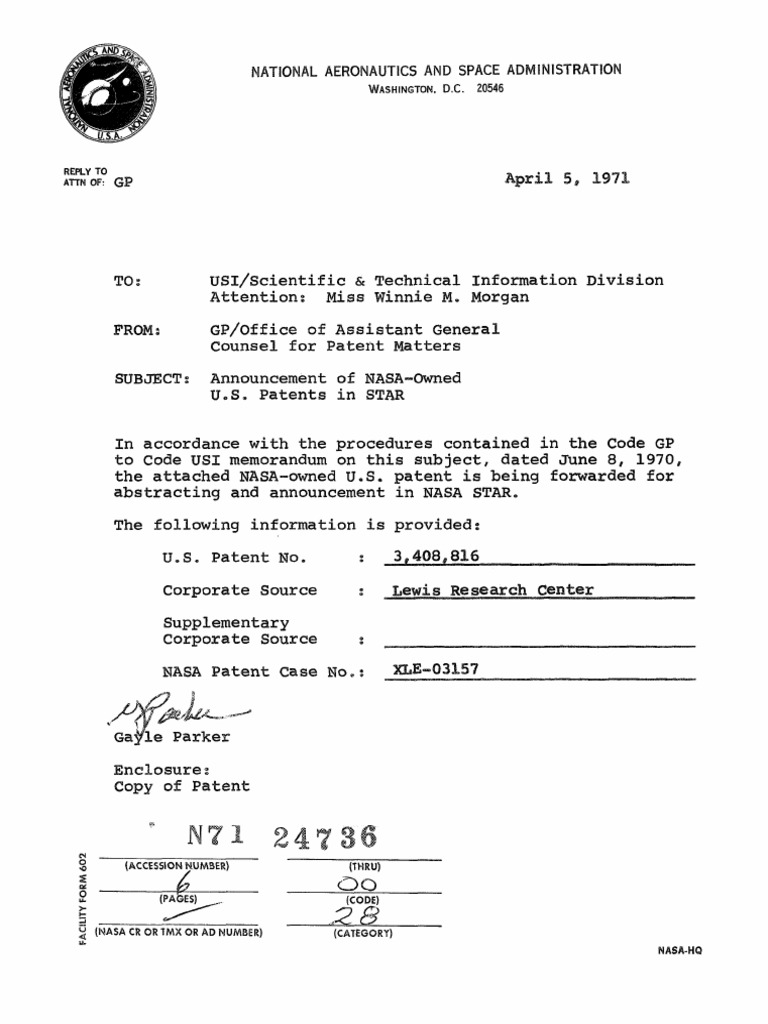 Rocket Engine Injector-NASA NTRS Archive 19710015260 | PDF | Rocket ...