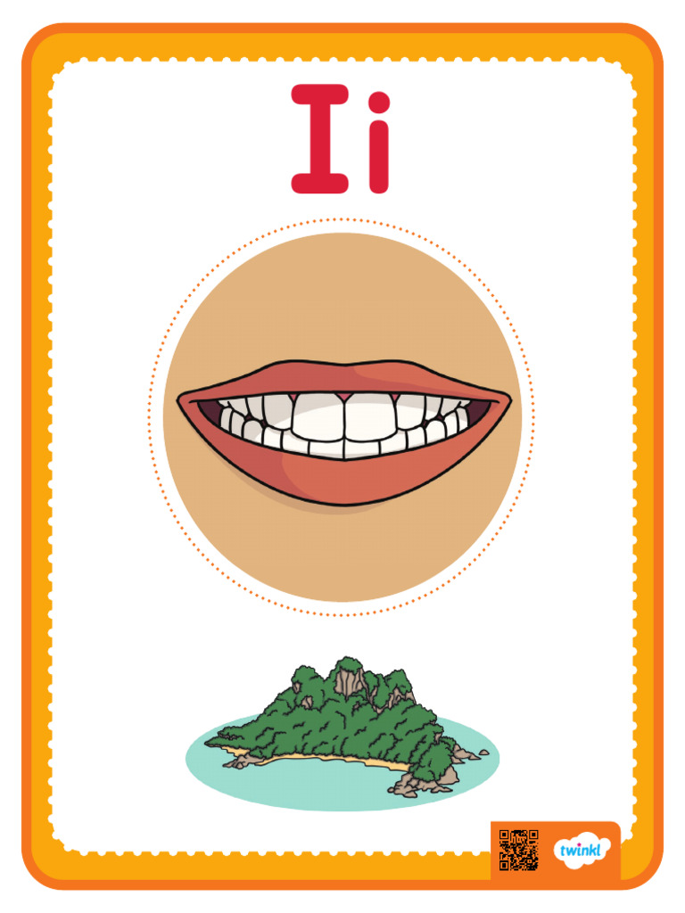 Cartel Pronunciacion de La Letra I | PDF