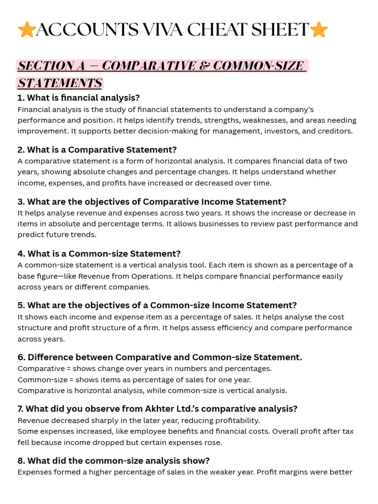 Financial Analysis Cheat Sheet Guide | PDF | Revenue | Equity (Finance)