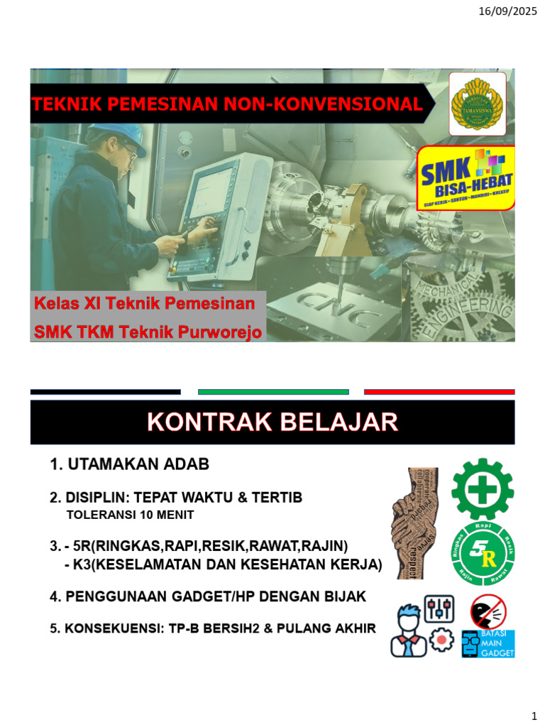 Materi CNC Pemrograman G00 Dan G01 XI TP-B | PDF