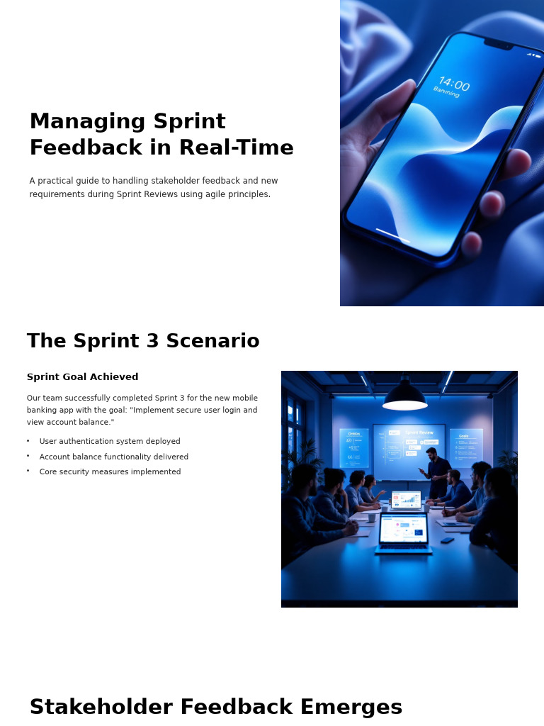 Managing Sprint Feedback in Real Time | PDF | Scrum (Software Development)