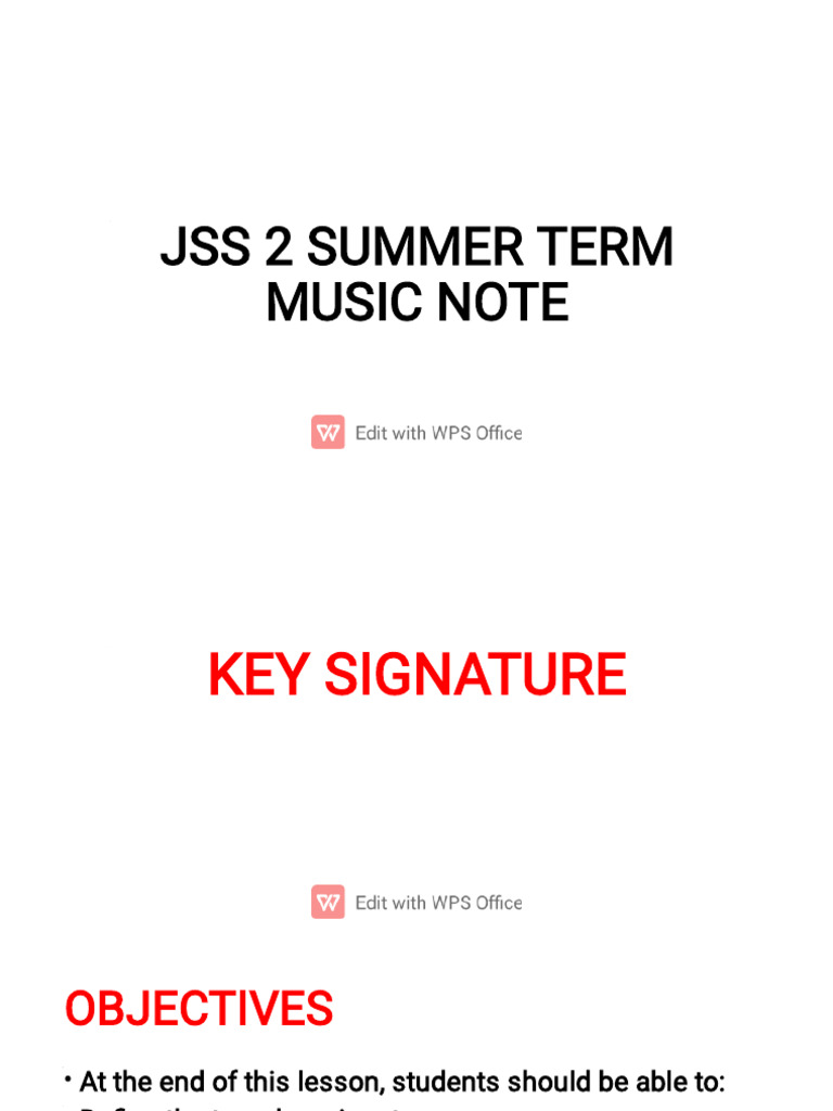 Jss 2 Summer Term | PDF