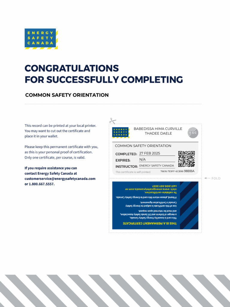 ESC Certificate | PDF