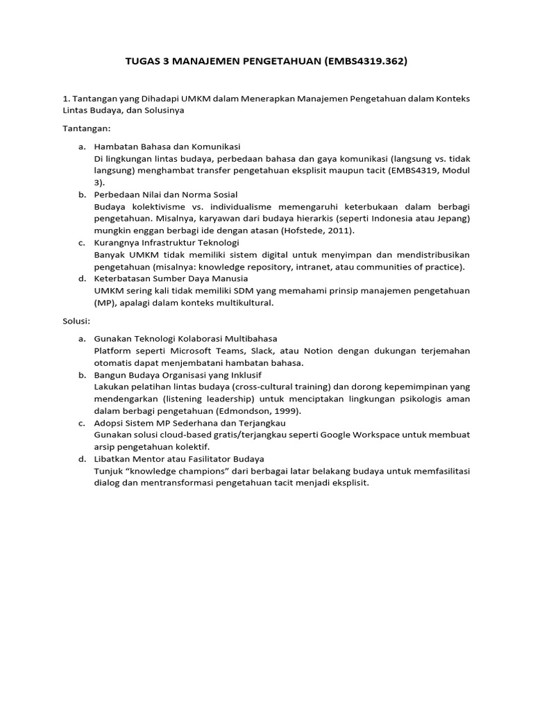 EMBS4319 Tugas 3 Novianto | PDF