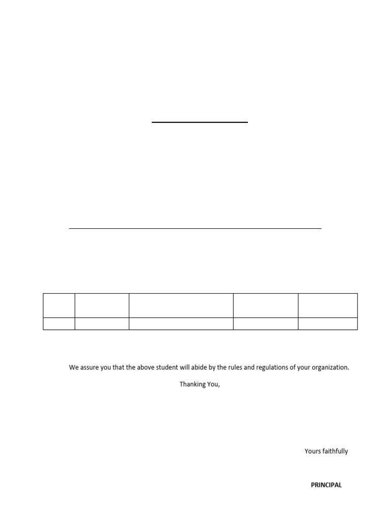 Bonafide Certificate For Internship Mech 2 3 Pdf