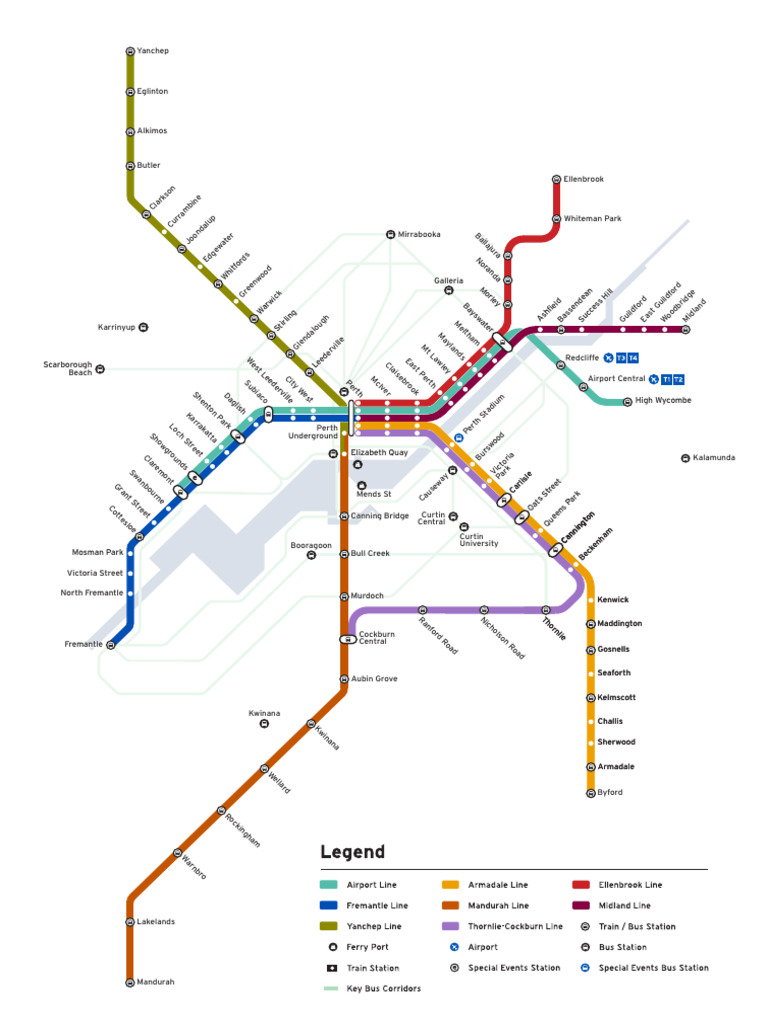 Byford Rail Extension System Map October 2025 | PDF