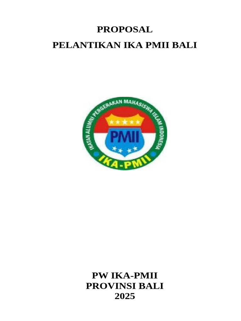 Pelantikan IKA PMII Bali 2025-2030 | PDF