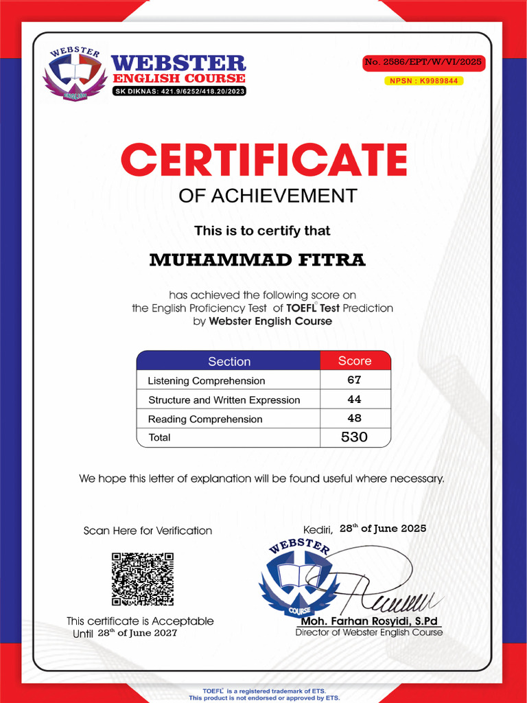 Document No. 2586: Muhammad Fitra | PDF