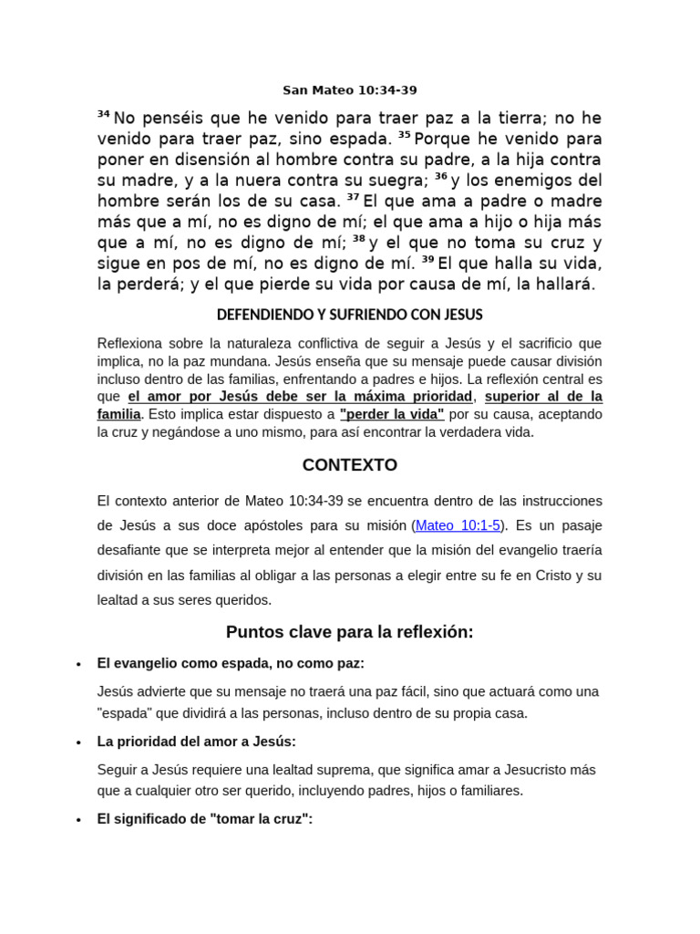 Defendiendo y Sufriendo Con Jesus | PDF | Jesús | Evangelio de Mateo