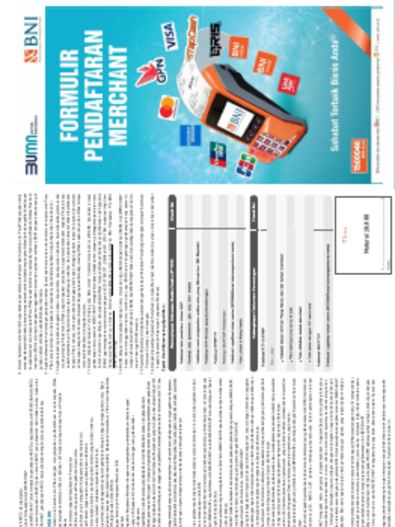 Syarat dan Ketentuan Merchant BNI | PDF