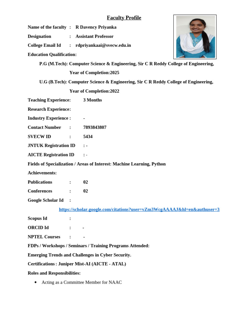 RDP Profile | PDF