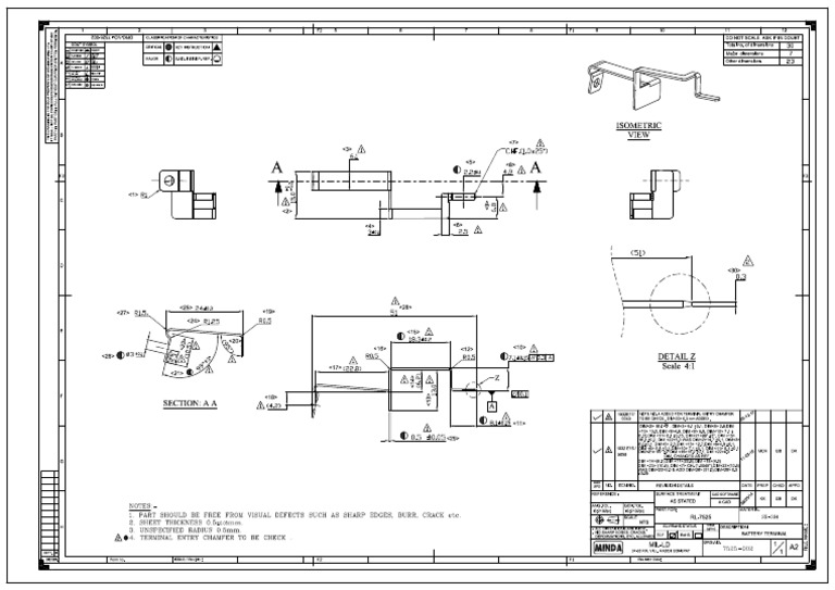 7525-002 (Battery Terminal) Rev-02 | PDF