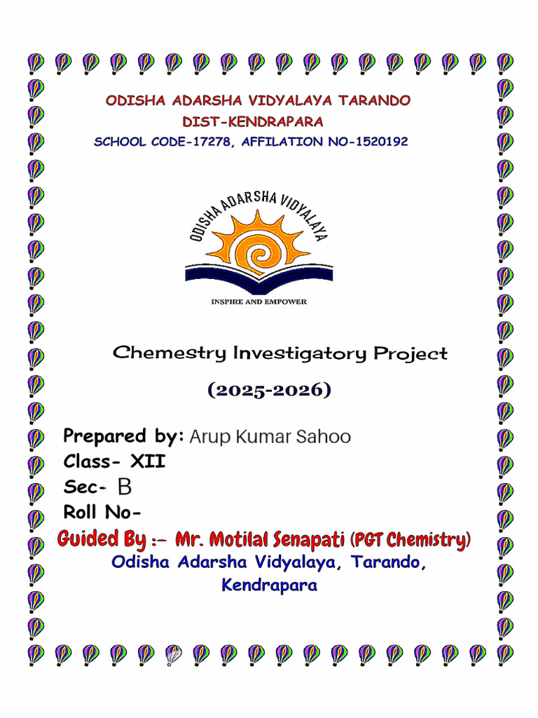 PHYSICS FRONT PAGE PROJECT (5) project h | PDF