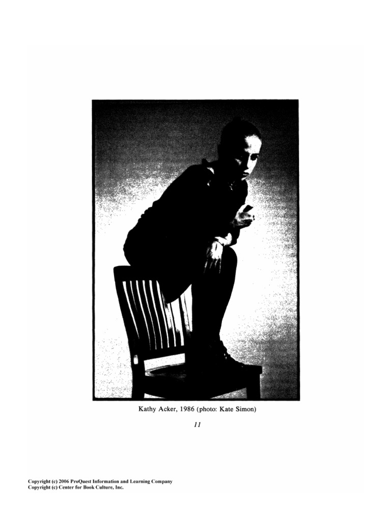 A Conversation With Kathy Acker | PDF
