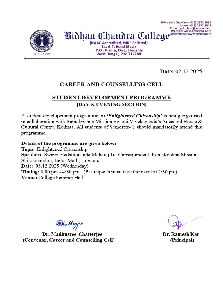 Student Development Program | PDF