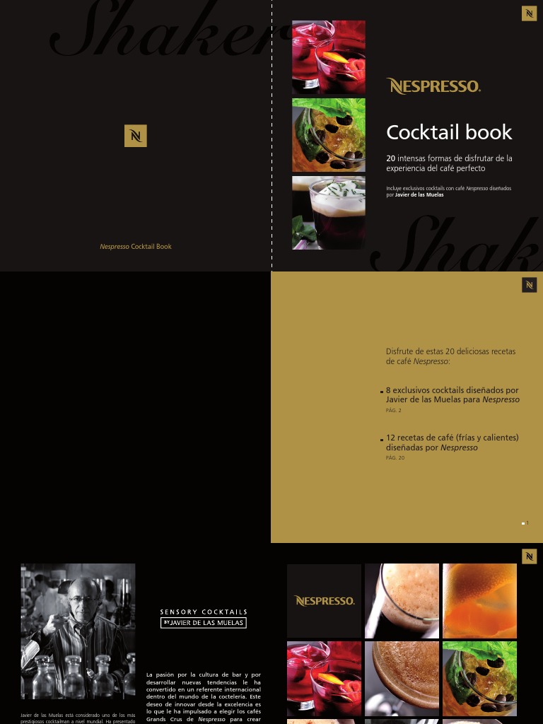 Nespresso Cocktail Book | PDF | Helado | Chocolate
