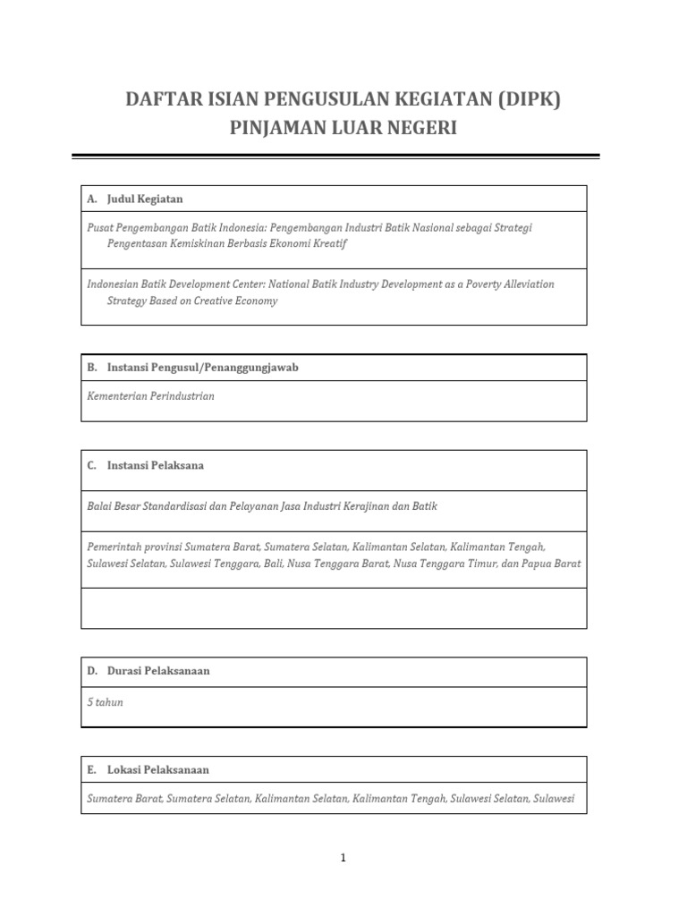 Pengembangan Batik untuk Pengentasan Kemiskinan | PDF