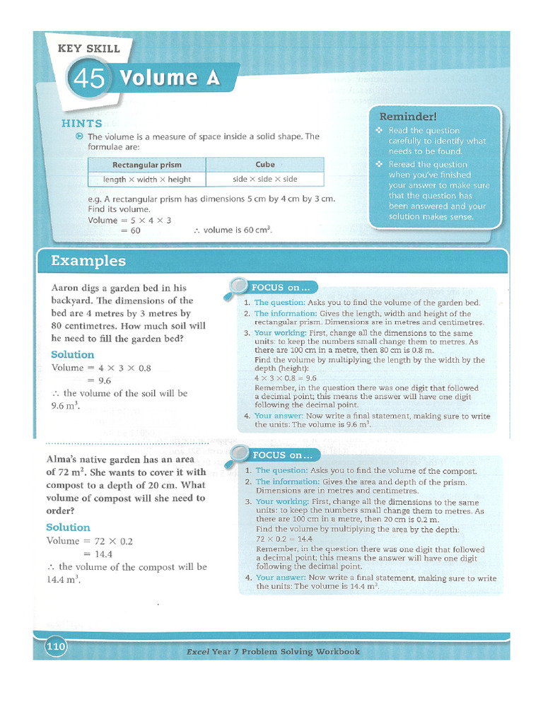 Are A Volume Probs | PDF