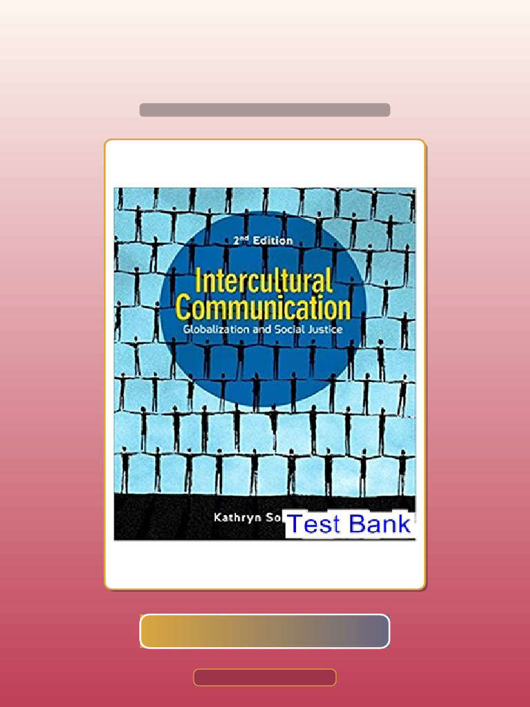 Intercultural Communication Globalization and Social Justice 2nd ...