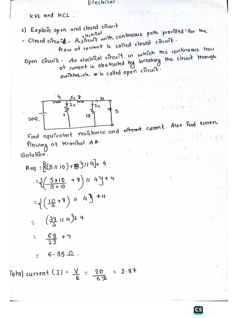 Series and Parallel Circuit | PDF