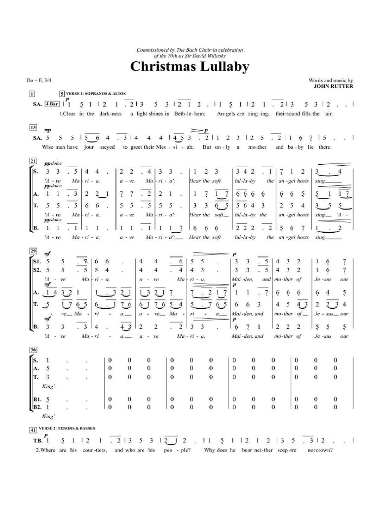 Christmas Lullaby | PDF