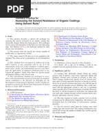 ASTM D 3359-23 Rating Adhesion by Tape Test (X-Cut) | PDF | Physical ...